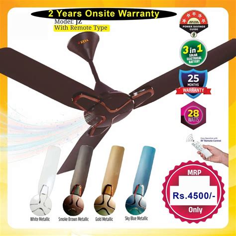 Bldc Ceiling Fan 1200 Mm At ₹ 4500 Piece In Puthukkad Id 2855559188197