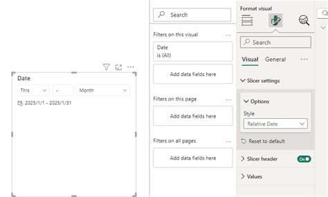 Filter Is It Possible For A Slicer To Default To The Current Month Stack Overflow