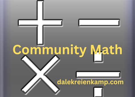 community math thriving through transitions