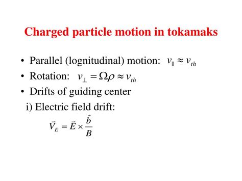 Ppt Introduction Of Wave Particle Resonance In Tokamaks Powerpoint Presentation Id234158