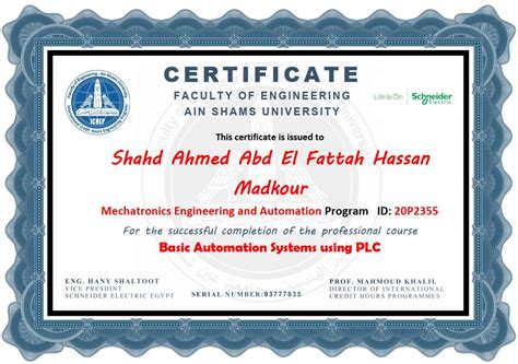 Shahd Madkour On Linkedin Plcautomation Internship Schneiderelectric Gratitude