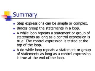 Loops Do While Arduino Programming Robotics PPT