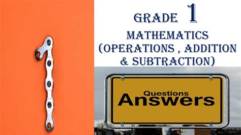 Grade 1 Math Operationsaddition And Subtraction Made By Teachers
