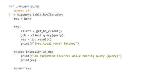 Batching Through Bigquery Data From Python