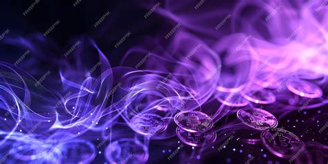 Visual Representation Of Blockchain Network With Cryptocurrency Tokens