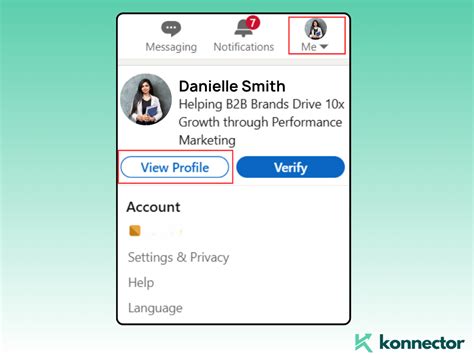 How To View Your Linkedin Profile As Others See It Konnector