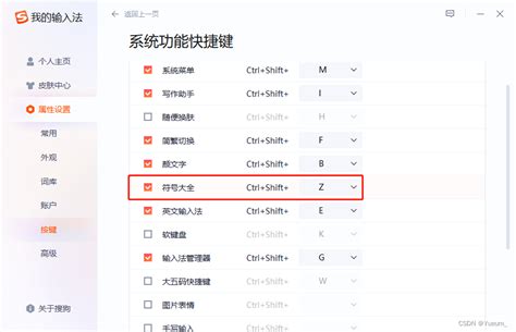 ctrl shift z老是弹出搜狗输入法热键更改自定义—最新 idea ctrl shift z变成切换输入法 csdn博客
