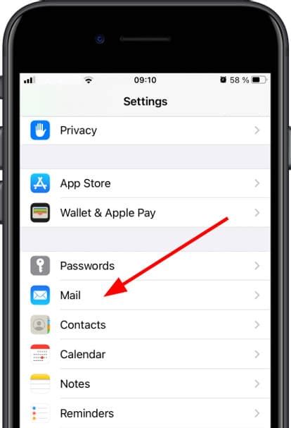 How To Configure Mail In A Apple IPhone SE 2020