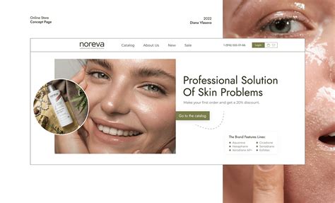 "Noreva" | Care cosmetics :: Behance