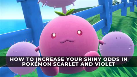 how to increase your shiny odds in pokémon scarlet and violet