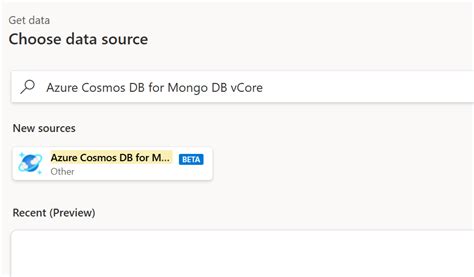 Azure Cosmos Db For Mongodb Vcore Data Connector Power Query