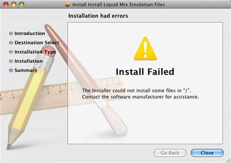 Error Encountered When Installing Liquid Mix Emulation In Mac Techyv Com