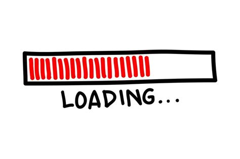 Premium Vector Loading Sign Doodle Vector Illustration