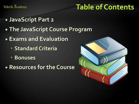 Ppt Javascript Part 2 Course Introduction Powerpoint Presentation