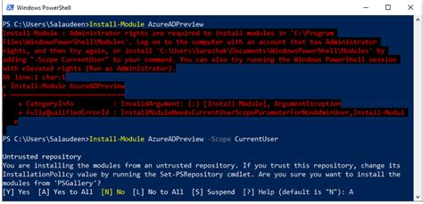 Install Module Administrator Rights Are Required To Install Modules