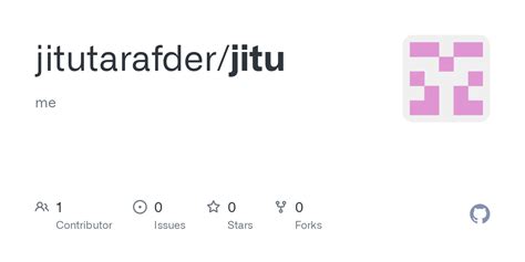 GitHub Jitutarafder Jitu Me