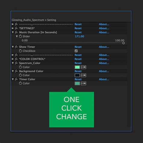 Glowing Audio Spectrum After Effects Template Avnish Parker