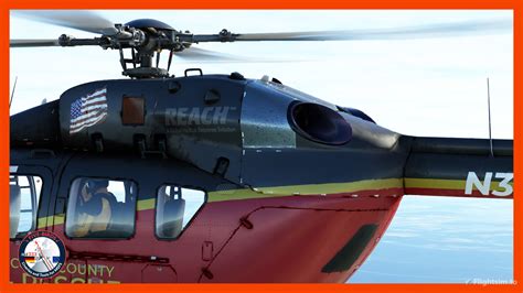 Hpg H145 Action Pack Livery Contra Costa County Fire Rescue N390fd Ems And Ff Variant For