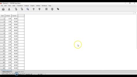 Pspp Tutorial One Way Anova Youtube