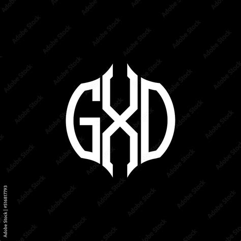 Gxo Letter Logo Gxo Best Black Background Vector Image Gxo Monogram Logo Design For