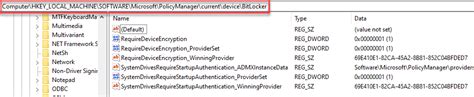 Enable BitLocker With Non Compatible TPM MMDM