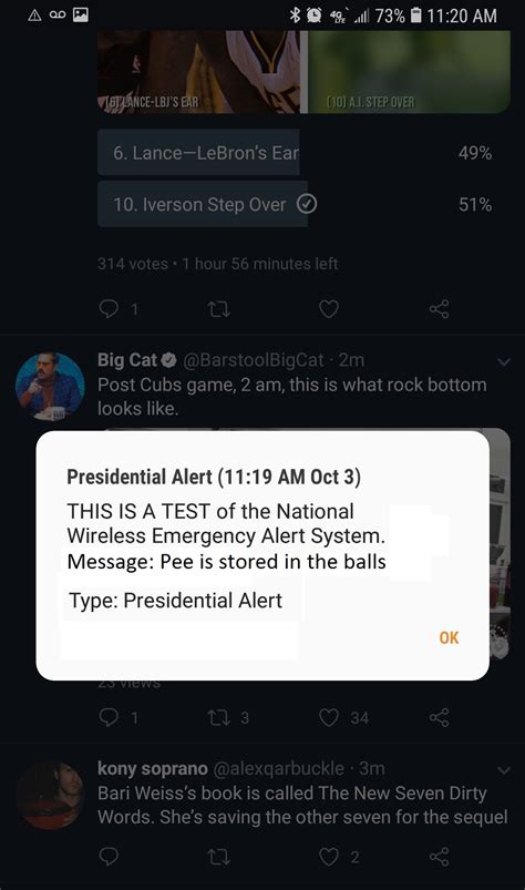 presidential alert megathread r android