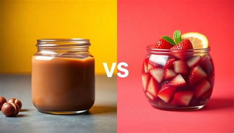 Hazelnut Spread Vs Sugar Free Fruit Spread Cakeid