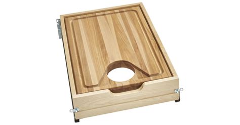 Rev A Shelf WCCB SC WCCB Series Inch Pull Out Cutting Board Organizer With Soft Close