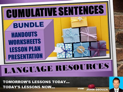 Cumulative Sentences Bundle Teaching Resources