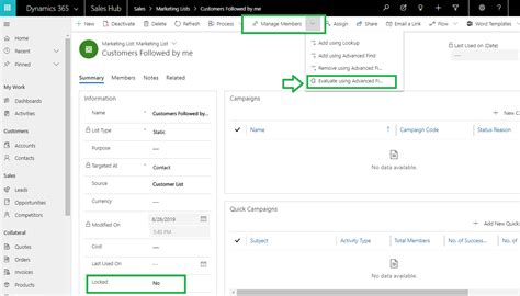 Add Remove Members From Marketing List In Dynamics 365 Ce Uci Using Advanced Find Query
