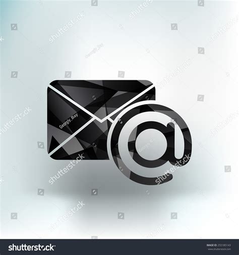 Vector Illustration Email Icon Outbox Flat Stock Vector Royalty Free Shutterstock