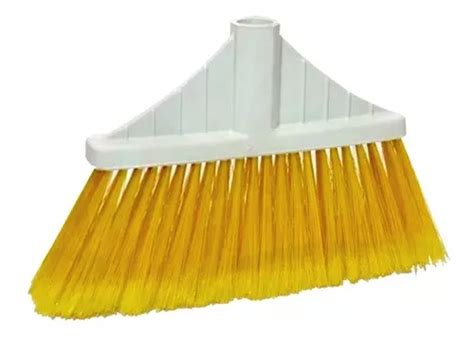 Escoba De Cerda Plastica Economica Sin Cabo X Mayor 14 Un Envío Gratis