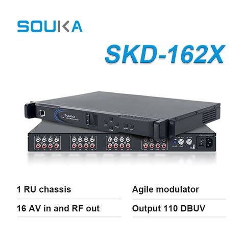 16 Av In Anglog Modulator Agile Analog Modulator Catv Modulator Coaxial