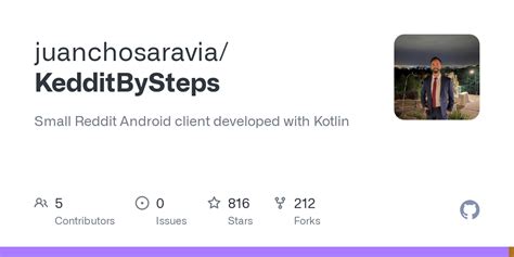 Github Juanchosaraviakedditbysteps Small Reddit Android Client Developed With Kotlin