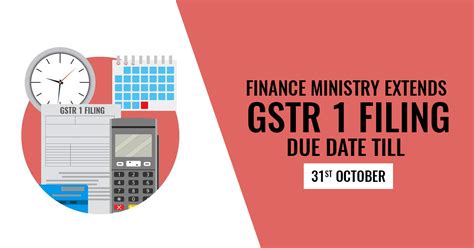 Finance Ministry Extends GSTR 1 Filing Due Date Till 31st October