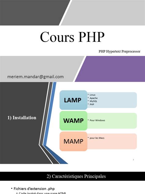 Cours Php Pdf Cookie Informatique Php