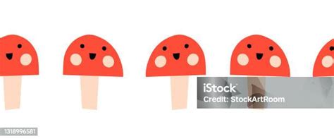 두꺼비 스내도구 미소 원활한 벡터 아이 테두리 웃는 얼굴로 귀여운 반복 패턴 버섯 곰팡이 패브릭 트림 어린이 장식 아기 보육원 풋터 헤더 행운의 카드용 표면 디자인 행운의