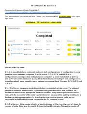 AP CSP Practice MC Questions Pdf AP CSP Practice MC Questions Complete The Question