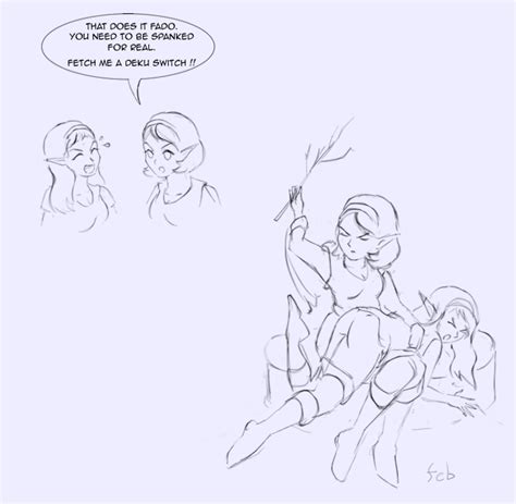 Rule 34 2girls Elf Ears English Text Fado Fado Ocarina Of Time Februaryleaf Female Female