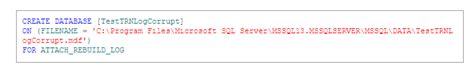 How SQL Server Repair Corrupted Deleted Database With Transaction Log