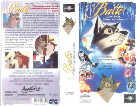 Cicuniversal France Balto 1997 Vente Wiki Vhs Fandom