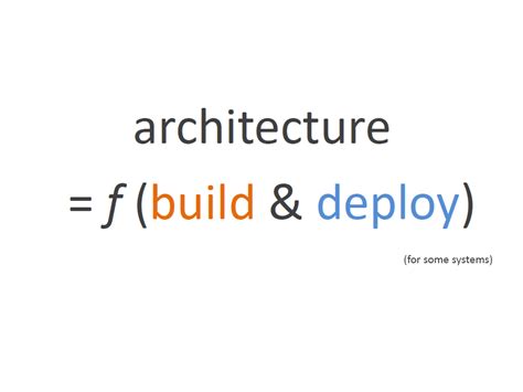 Talk How Build And Deployment Should Shape Software Architectures IASA Ignite Talks Matthew