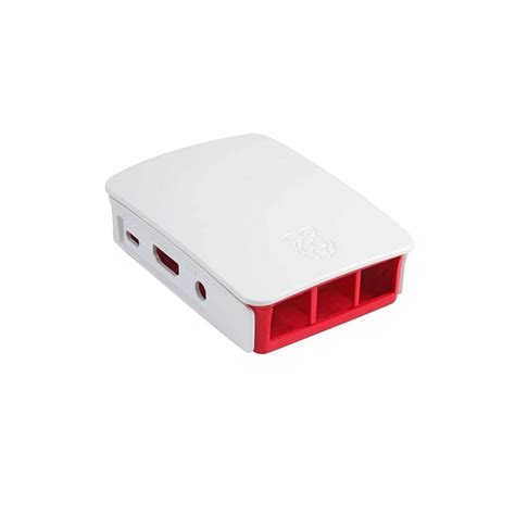Raspberry Pi 4 B Official Red And White Case Raspi4casew Pc Shopper