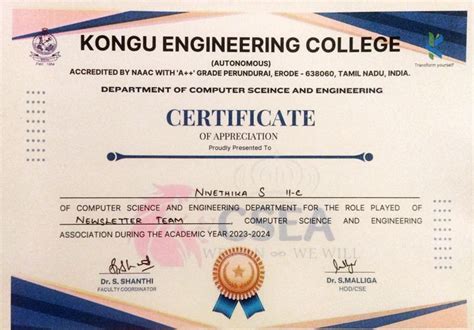 nivethika sakthivel on linkedin csenewsletter teamachievement
