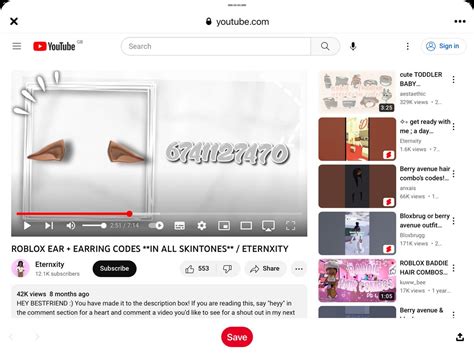 Bloxburg Droopy Elf Ears Code