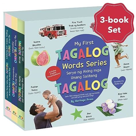 my first tagalog words series heritage press my first book of tagalog