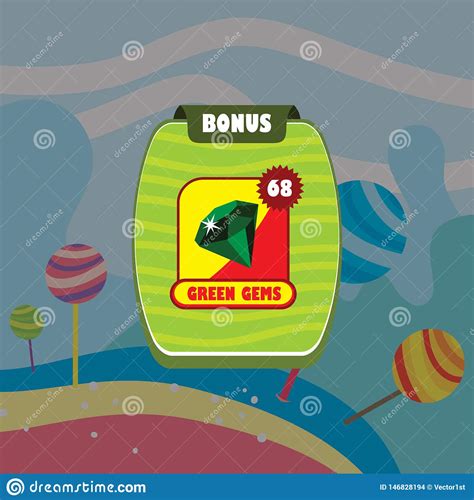 Game Ui Menu Application Mobile App Stock Vector Illustration Of