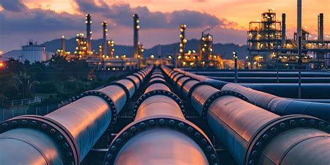 Premium Photo Optimizing Oil And Gas Pipeline Infrastructure Refining Transportation And