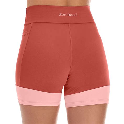 Short Fitness Color Block Rosa Árborea
