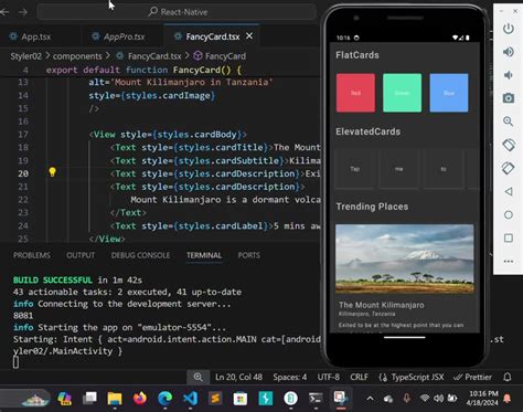 azizi ally on linkedin day 02 covered flexbox in reactnative